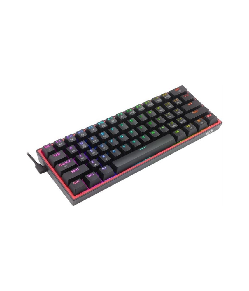 TECLADO GAMER REDRAGON K616 FIZZ PRO BLACK SWITCH RED WIRELESS